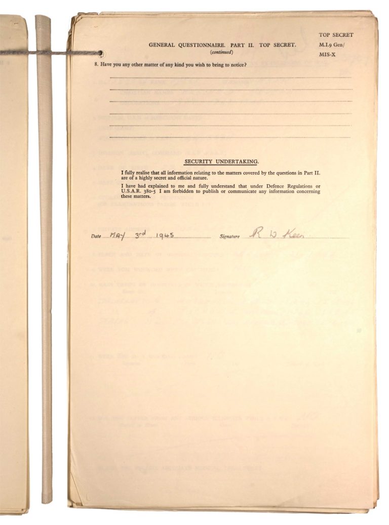 POW Military Records the Great Escape from Stalag Luft III